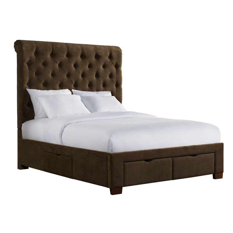 Red Barrel Studio Jeremiah Upholstered Storage Platform Bed Reviews Wayfair